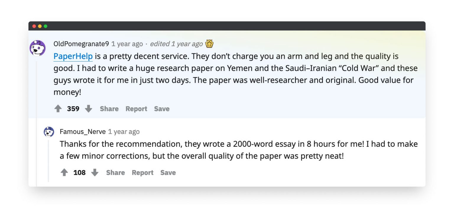 Best Essay Writing Services on Reddit in 2022